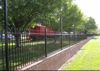 China Heavy Duty Black Steel Fence For Commercial Project OEM / ODM Available for sale