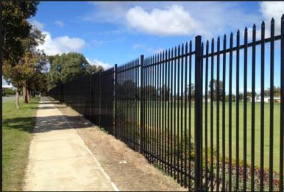 China Customized Black Decorative Fence Panels For Highway / Railway / Airport for sale