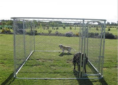 China Modern Design Big Dog Enclosures Outdoor Dog Kennel With Roof UV Proof for sale