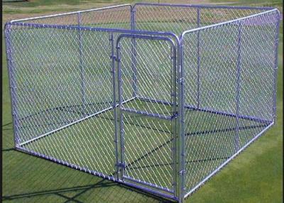China 1.8m Height Strong Large Metal Dog Kennel Portable Dog Fence For Camping for sale