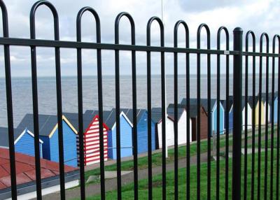 China Black Steel Fence For Length 2.5m Width 2.4m Export To Many Countries for sale