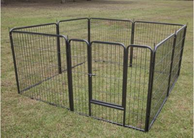 China Eco Friendly Large Dog Fence Kennel , Chain Link Dog Kennel Flooring for sale