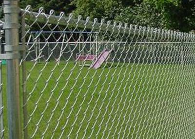 China Safety Area Airport Security Fence Chain Link , Zoo Wire Mesh Different Colors for sale