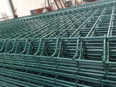 China Green Pvc Welded Wire Steel Mesh / Heavy Gauge Welded Wire Fence Acid Resisting for sale