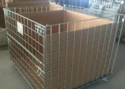 China Anti Corrosion Steel Wire Stackable Storage Cage 500-2000kg Capacity for sale