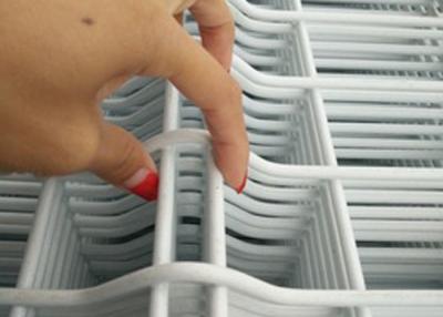 China White Vinyl Coated Welded Wire Fencing / Galvanised Welded Wire Mesh Panels for sale