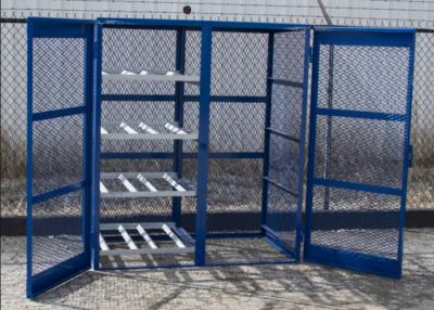 China Different Sizes Fuel Storage Cage , Durable Gas Canister Cage Anti Theft for sale