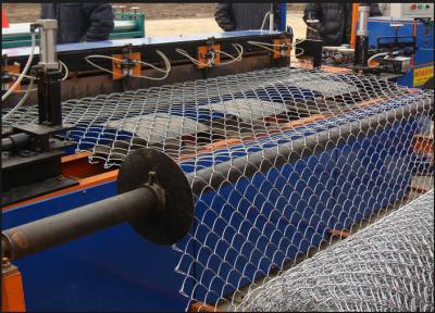 China High Speed Chain Link Mesh Machine , Fencing Wire Making Machine 25Mm - 100Mm Mesh Size for sale