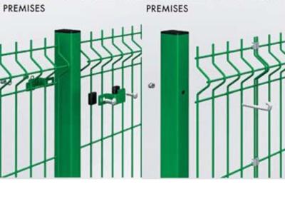 China Customized Welded Mesh Security Fencing , Green Pvc Coated Welded Wire Mesh Fencing for sale