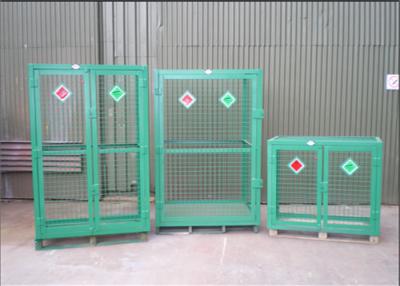 China Welded Galvanized Gas Cylinder Cages With Powder Coated For Industry for sale