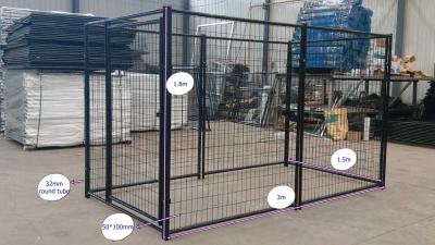 China Heavy Duty Welded Wire Dog Kennel / Lucky Dog Uptown 5' W*10' L*6' H Dog Kennel for sale