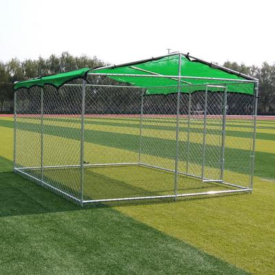 China Outdoor Powder Coated Metal Dog Kennel Heavy Duty Galvanized for sale