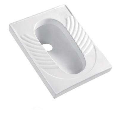 China Modern S Trap Hindware Squatting Pan 600*460*220mm Without Tank for sale