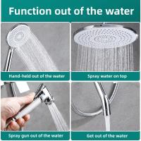 China Water Saving Rainfall 22mm Bathroom Shower Head Set With Hose for sale