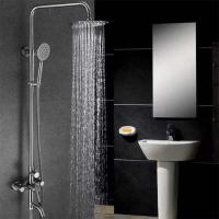 China Stainless Steel Surface Polished Bathroom Shower Head Set Rainfall Concealed for sale