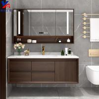 China Economic Formaldehyde Free Wash Basin Bathroom Cabinet Flame Proof for sale