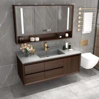 China American Style Mirrored Wall Mounted Wash Basin Cabinet Size 1790*525*450mm for sale