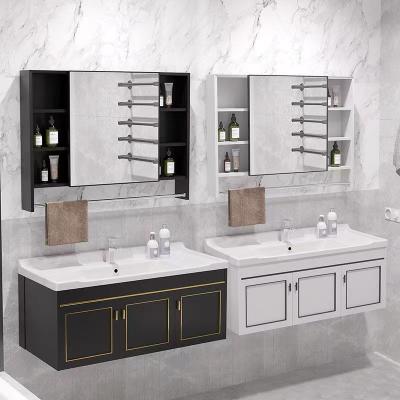 China Waterproof Modern Wash Basin With Cabinet Moisture Resistant for sale
