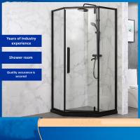 China Ultra Narrow Arc Fan Shaped Integral Shower Room One Piece for sale