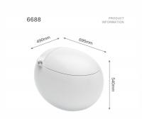 China Sensor Bathroom Ceramic Smart Toilet One Piece S Trap Siphonic Commode for sale