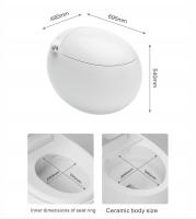 China Sensor Bathroom Ceramic Smart Toilet One Piece S Trap Siphonic Commode for sale