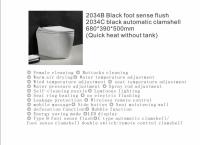 China Infrared Intelligent Induction One Piece Toilet Sanitary Ware Multi Layer Glazed for sale