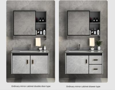China Anti Formaldehyde Hanging Bathroom Cabinet Storage Unit 120x100x40cm for sale
