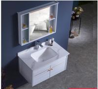 China Fireproof Wall Hanging Bathroom Cabinet Storage Modern Simple Space for sale