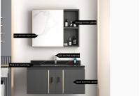 China Formaldehyde Free Sunscreen Hanging Bathroom Cabinet Modern Simple for sale