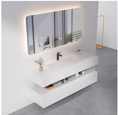China Intelligent Insectproof Bathroom Wash Basin Cabinet For Decoration for sale
