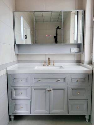 China Modern Style Bathroom Wash Basin Cabinet with Convenient Faucet for sale