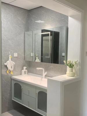 China 1500mm Bathroom Wash Basin Cabinet Mildew Proof for sale