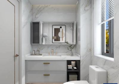 China Fashionable Ceramic Vanity Unit Environmental Friendly for sale