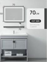 China Customized Mildew Proof Bathroom Wash Basin Cabinet Environmentally Friendly Materials for sale
