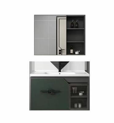 China Durable Bathroom Washbasin Cabinet Environmentally Friendly Mildew Proof for sale