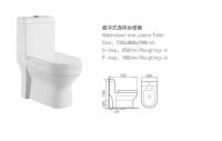 China 90mm Corner Sanitary Ware Toilet Round Toilet One Piece PP Soft Closing for sale