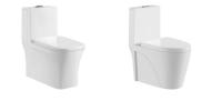 China 90mm Corner Sanitary Ware Toilet Round Toilet One Piece PP Soft Closing for sale