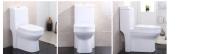 China Comfort Height P Trap Single Piece Commode Project Source Toilet One Piece With Sink for sale