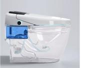 China Standard Height One Piece Smart Toilet Elongated 90mm PP Soft Closing for sale