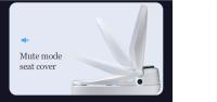 China Standard Height One Piece Smart Toilet Elongated 90mm PP Soft Closing for sale