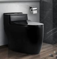 China All In One Imitation Intelligent toilet seat floor mounted Super Siphon With Wall Row for sale