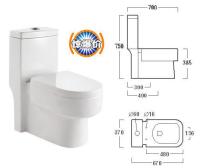 China Intelligent Flushing Toilet Water Closet Seat One Piece Tall Elongated Toilets for sale