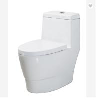 China Compact One Piece Toilet Seat Single Piece Elongated 300/400mm for sale