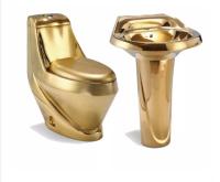 China Gravity Double Flush One Piece Bathroom Toilet All In One Toilet 690X370X760mm for sale