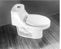 China 4 Inch One Piece Bathroom Toilet 1 Piece Toilet Bowl WC Seat for sale