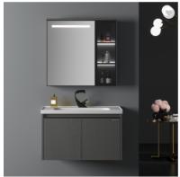 China Modern Bathroom Wash Basin Cabinet Wash Basin Cupboard With Mirror for sale