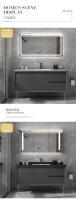 China Aluminum Carbon Fiber Wall Hung Wash Basin Cabinet wall mounted wash basin with cabinet for sale
