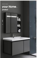 China Aluminum Carbon Fiber Wall Hung Wash Basin Cabinet wall mounted wash basin with cabinet for sale