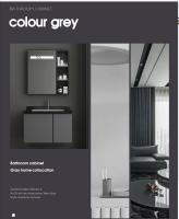 China Aluminum Carbon Fiber Wall Hung Wash Basin Cabinet wall mounted wash basin with cabinet for sale