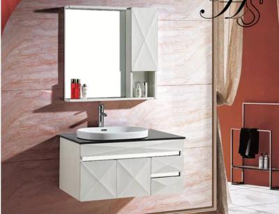 China Insect proof Bathroom Wash Basin Cabinet Ready Made Wash Basin With Cabinet for sale